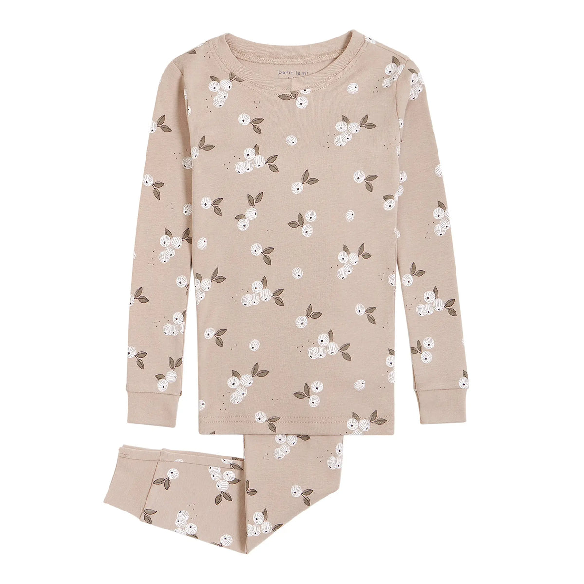 Gooseberry Taupe Baby & Toddler Girls Pyjama Set | Petit Lem | Jenni ...