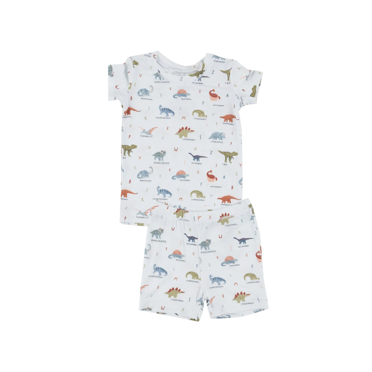 Short Loungewear Set - Dinosaur ABC | Angel Dear | Jenni Kidz